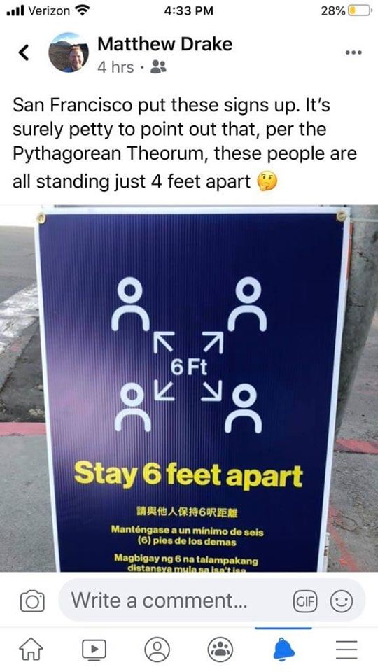 Illustrationof What Physical Distancing Looks Like